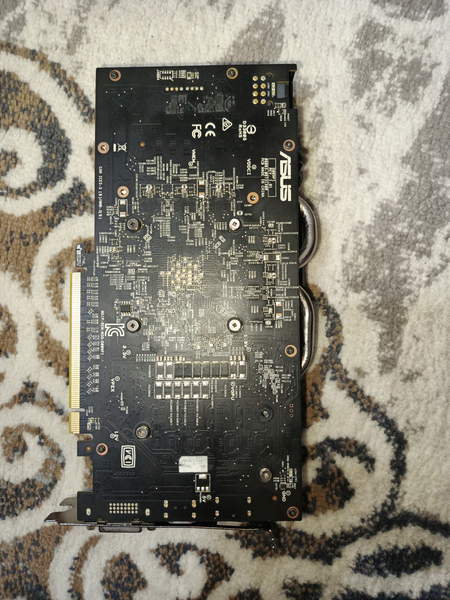 Мат.плата GIGABITE-P61 , видеокарта  Asus RX-570 4Gb