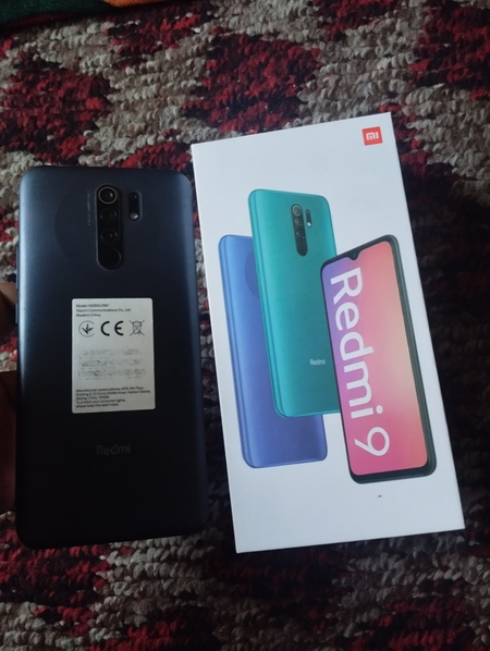 Redmi 9 4/64 karobka dakument full