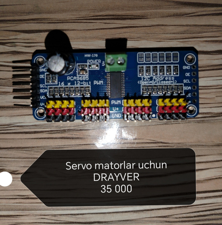 Servo mator Arduino uchun