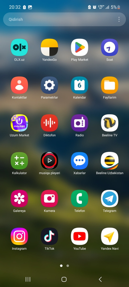 Samsung a51 5g 6/128 xotira