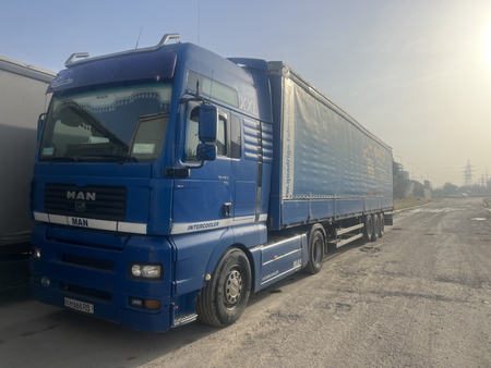 MAN 18.410 TGA + прицеп