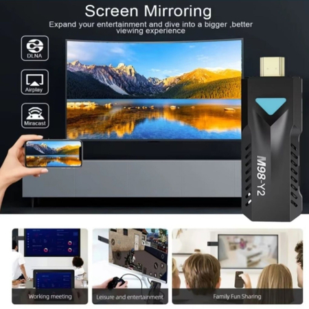 M98 Y2 Tv stick androidtv smart tv box cмарт тв приставка