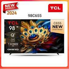 TCL98 C655 QLED Pro 4K Google TV/Dolby Vision/Atmos/Процессор AIPQ Pro