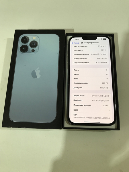 iPhone 13 Pro Max 128GB Sierra Blue