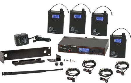 Беспроводная система ушного мониторинга Galaxy Audio AS-1100-4