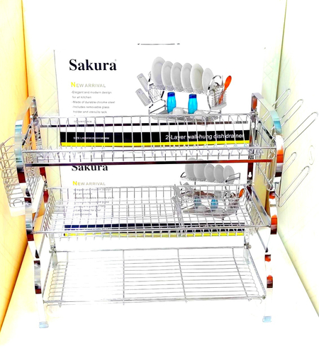 Сушилка для посуды фирма Sakura original нержавеющей стали