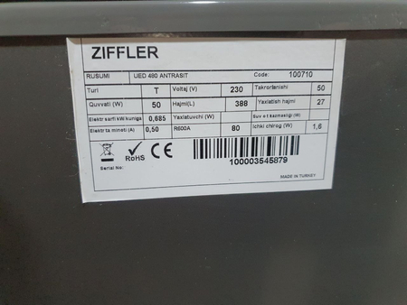 Ziffler Морозильник 480 Litr гарантия Доставка