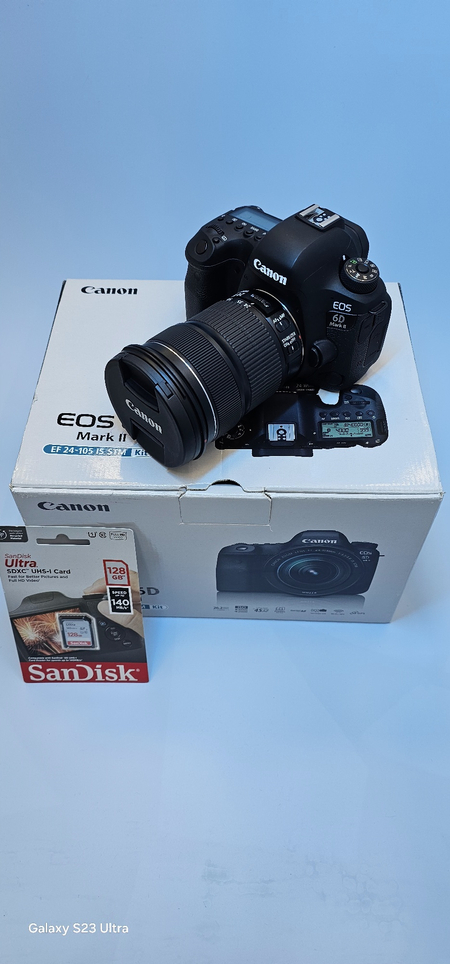 Canon eos 6D mark ll EF 24-105 is stm kit. Kak noviy, гарантия 3 месяц