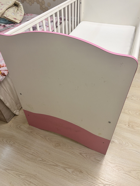 Кровать детская Polini kids с матрасом для девочки бу + подарок одеяла