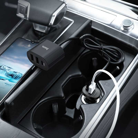 Бесплатная Доставка. Автомобильное зарядное устройство Hoco Z35 PD3.0