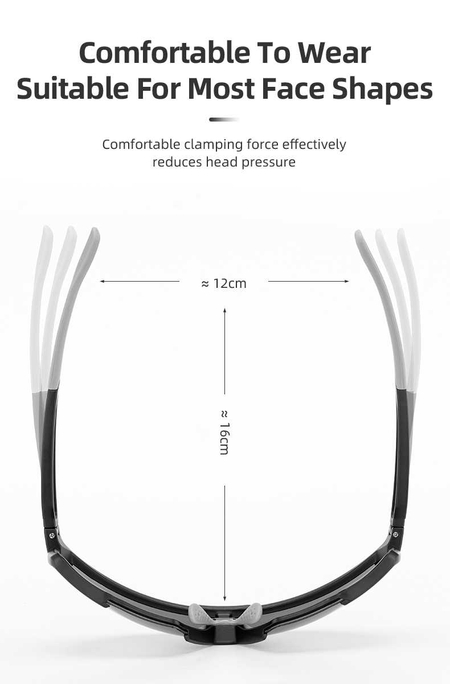 ROCKBROS Cycling Glasses Polarized - polaroid velosiped ko'zoynagi