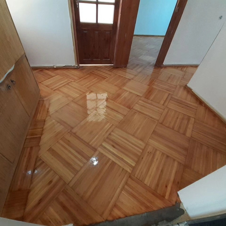 Шлифовка пол паркет