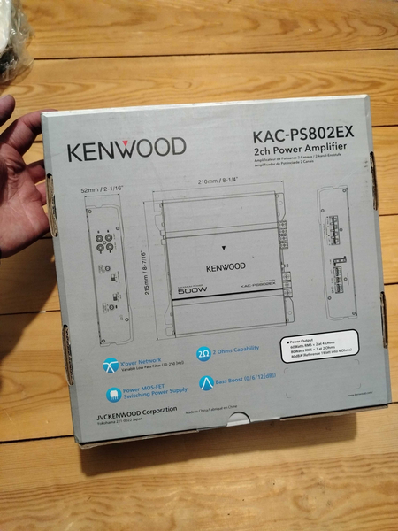 Kenwood KAC-PS802EX Usilitel