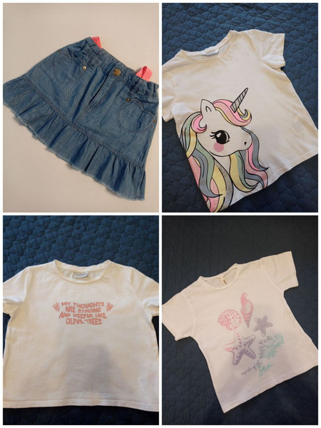 Юбка Футболка для девочки H&M De Facto LCWikiki