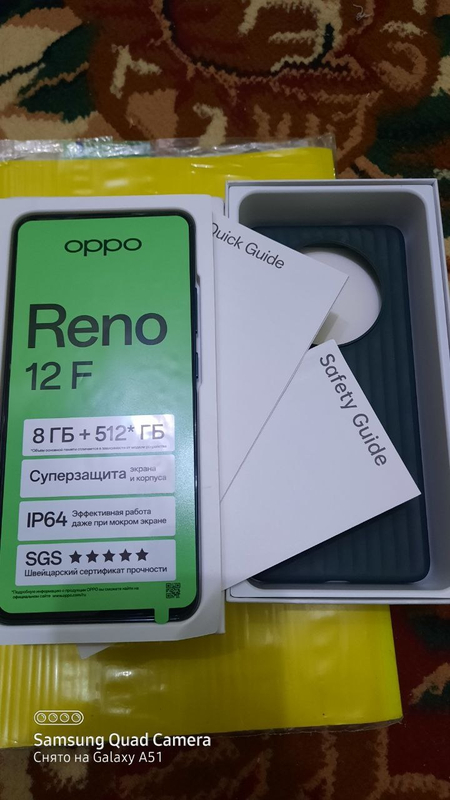 OPPO RENO ,12F хотираси 8/512 гг