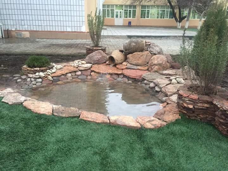 Бассейн и водопад. Строительство с нуля под ключ. Фонтаны любые.