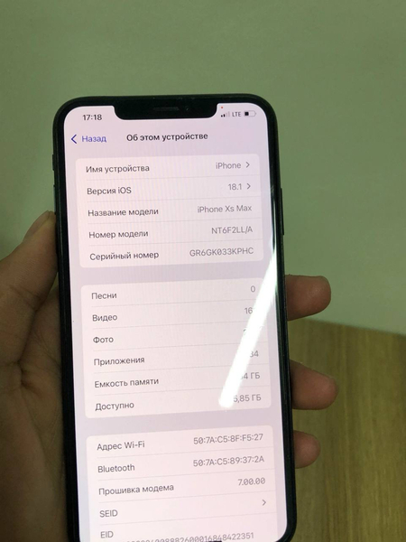 Iphone xs max 64gb