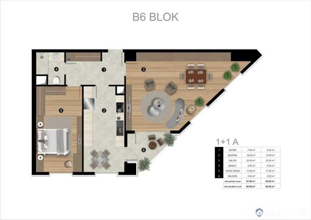 ЖК Akay City 3 комнатная коробка 84м2 Дархан ХАмид Алимжана
