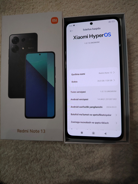 Redmi Note 13  6+2/128GB IDEAL