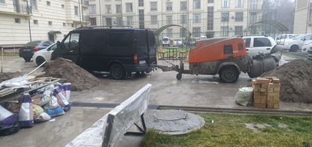 Полусухая стяжка пола Стяжка пола