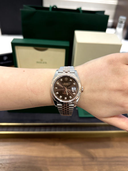 Rolex Datejust 41mm Steel and Everose Gold 126331