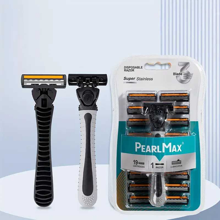 Pearl Max одноразовая бритва 19 картриджей 1 бритва