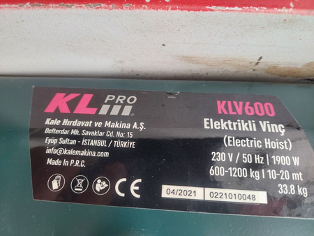 Тельфер Кale KLV600