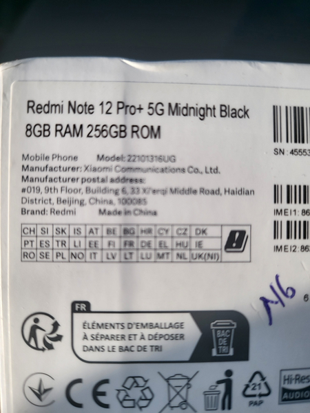Телефон  Редми нот  12 Pro +5G яхши холатда