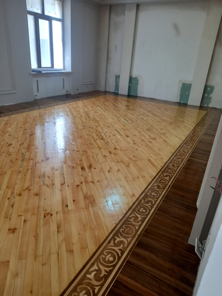 Шлифовка пол паркет