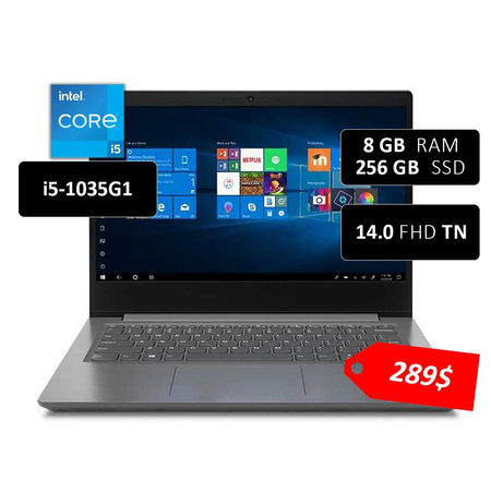 Супер Цена! Lenovo V15 i5-1035G1 8GB|256GB SSD 14.0 FHD