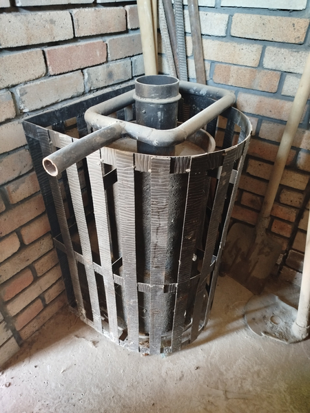 Банная печь на газе и дровах