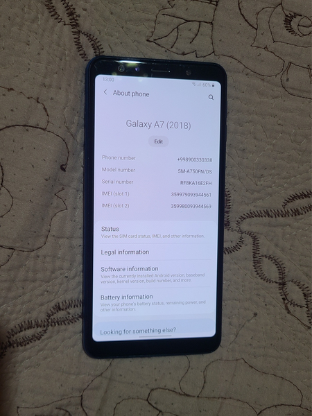 Samsung A7 2018 4/64gb