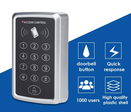 Кодовый панель 125 кГц RFID-клавиатура для контроля доступа