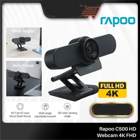 СКИДКА! Rapoo C500 4K/30Fps Веб-камера с автофокусом Вебкамера