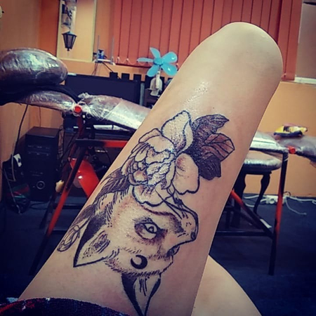 Рисуют тату только мастера tatu chizamiz