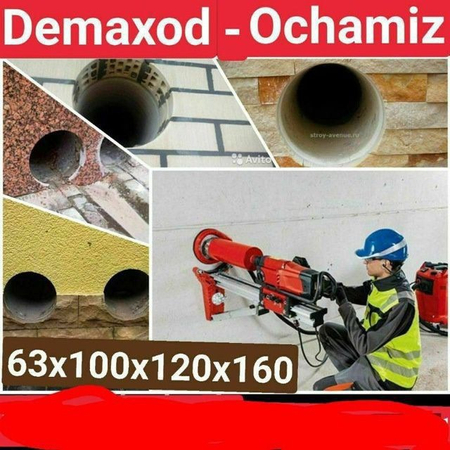 Devor teshish xizmati beton parchalash