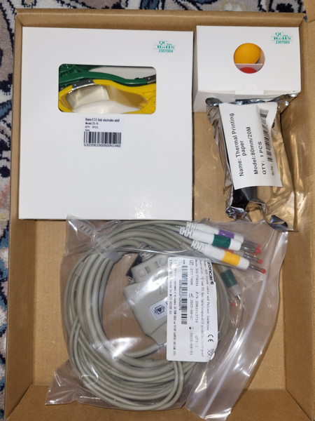 ЭКГ 3 каналный ZONCARE E 10. 
Extreme Simplicity 3-Ch ECG Machine

Нов