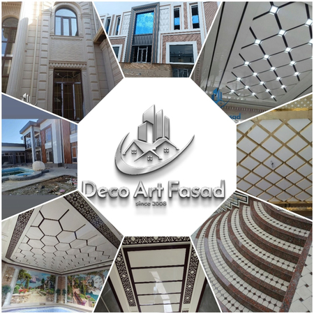 Alyukobond Travertin Sokl Burchetka tashqi Fasad