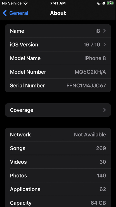 iPhone 8 holati ideal