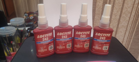 LOCTITE 243 qo'l asboblari yordamida oson olib tashlashni talab qiladi