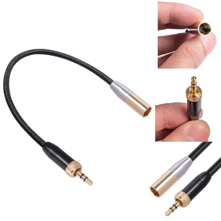 3,5 мм к Мини XLR, 3.5x3.5, 3.5 с резьбой микрофон