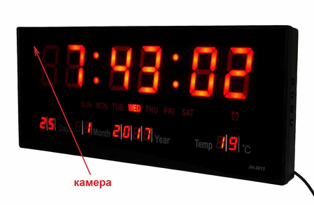 Настенные часы+WiFi*камера. Девор соат WIFI*камерали. Часы*камера
