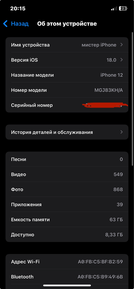iPhone 12 blue 64Gb