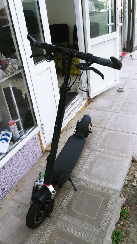 Мощный электрический двух моторный самокат Icewheel S9