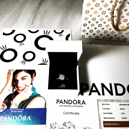 Кольцо PANDORA с Бриллиантом