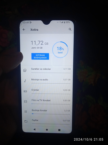 Inoi sotiladi xotirasi 64.4