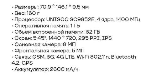 ZTE Blade A3 новый
