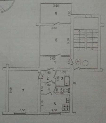 Мирабад  2/2/4 кирпичный дом.