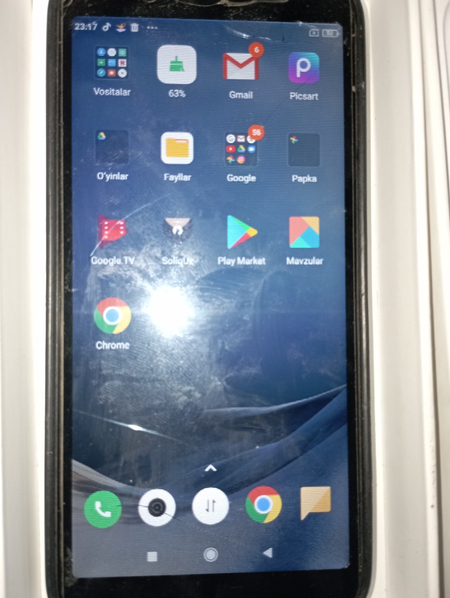 Redmi holati Yaxwi ekranda &sim Karta Joyda. Ozro Muammo Bor .