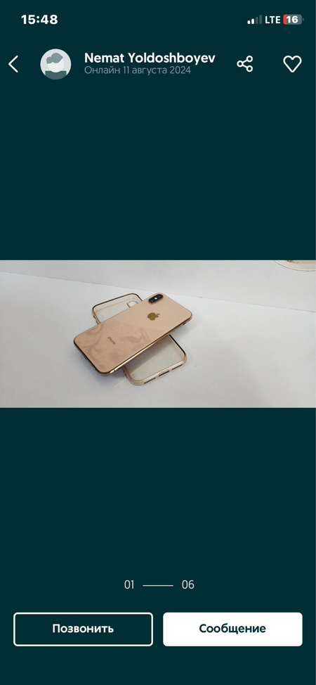 Iphone xs sotiladi holati ideal pamiyt 64gb